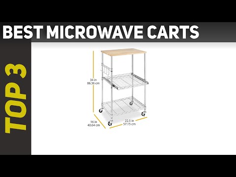 ✅ Best Microwave Carts 2023 - Top 3 Microwave Carts