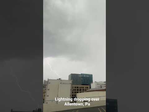Lightning over Allentown, Pennsylvania #allentown #allentownpennsylvania #lightning