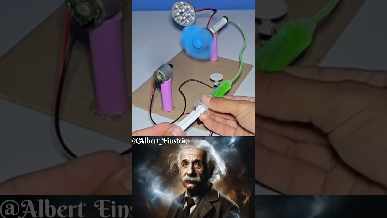 Albert Einstein science project for class 7th students working model easy