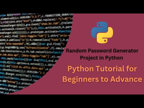 Random Password Generator Project in Python
