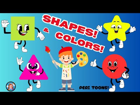 Shapes and Colors Parade USA | Preschool & Kindergarten Song!