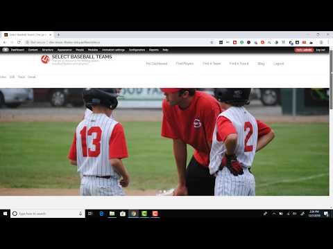 Select Baseball Teams Overview