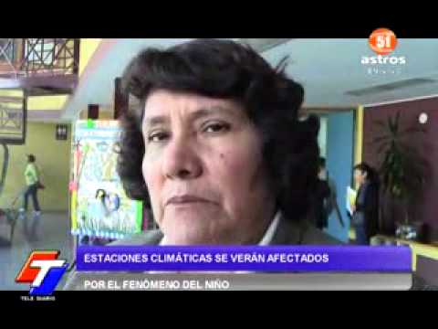 ESTACIONES CLIMÁTICAS SE VERÁN AFECTADOS POR EL FENÓMENO DEL NIÑO