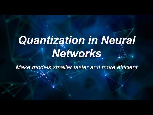 What is Quantization of neural networks | AI Basics | AI Online Course