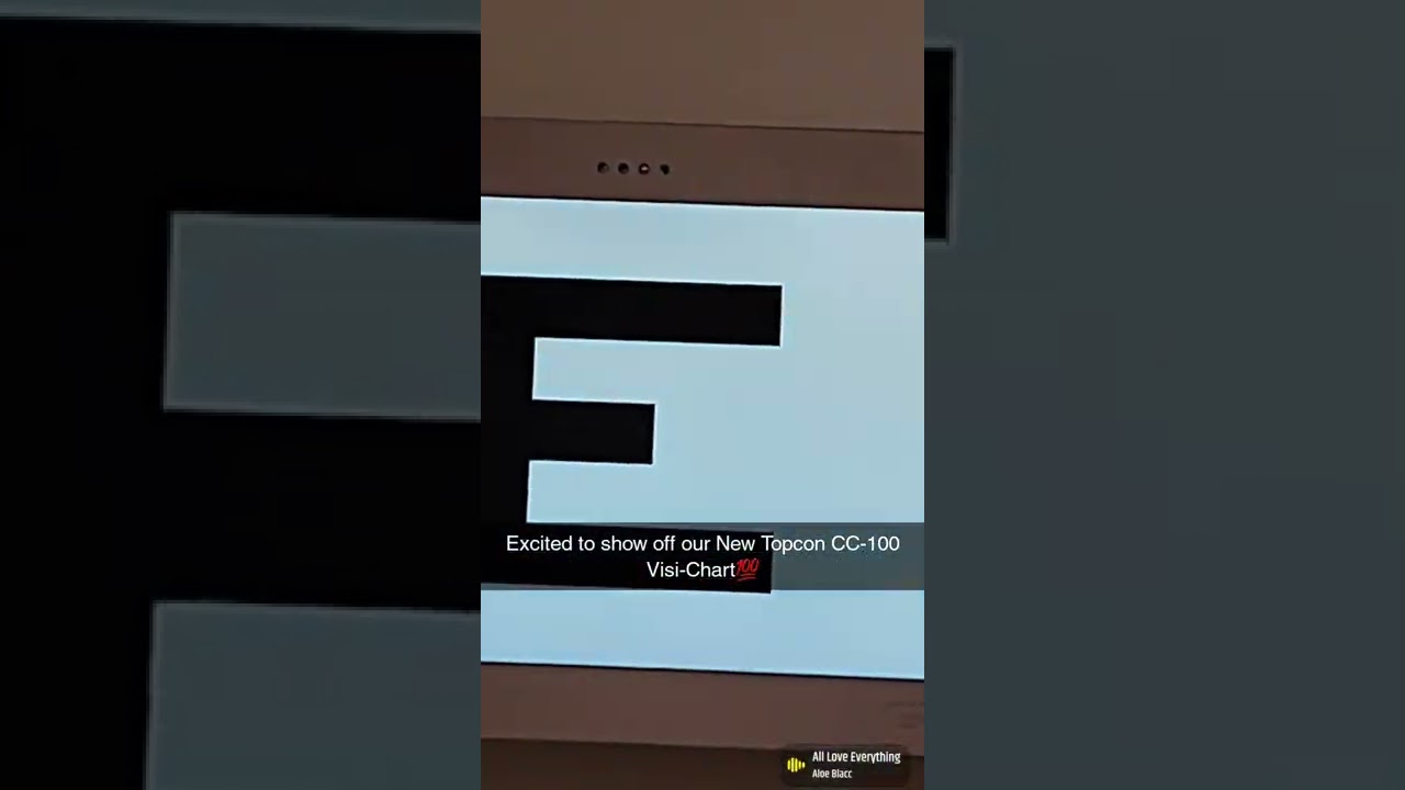 This New TopCon VisiChart is BAE! ❤️ 😍  #optometry #optometrists #eyecare #eyeexam