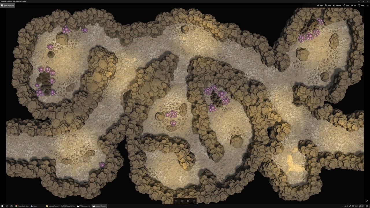 Underdark Tunnels II Map