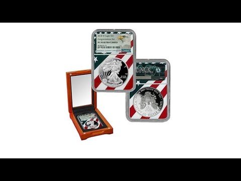 2018W PF70 "Congratulations Set" Ultra Cameo Silver Eagl...
