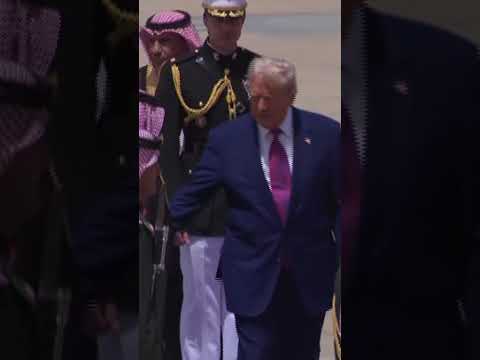 WATCH: President Trump Greeted By Saudi Arabian Crown Prince Mohammed Bin Salman Upon Arrival