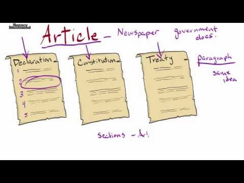 Article Definition for Kids