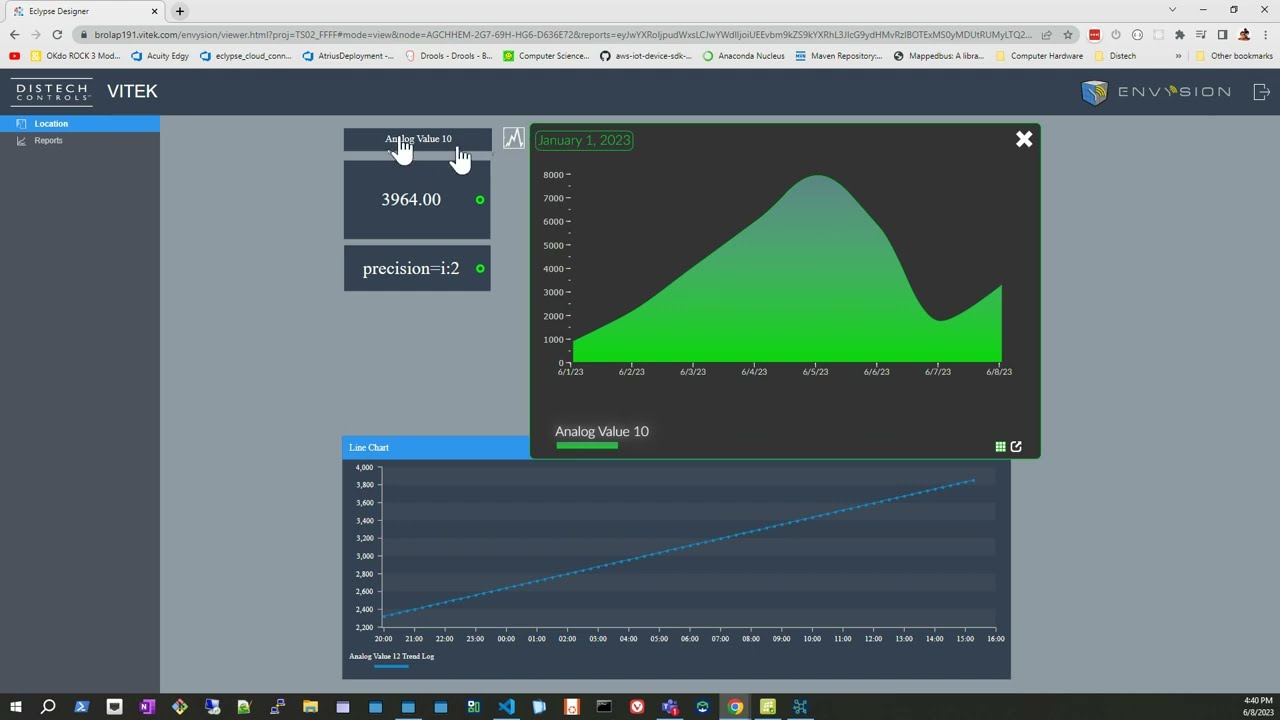 Adding a custom Chart widget to an XpressEnvysion Project (Designer)