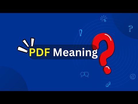 PDF Meaning