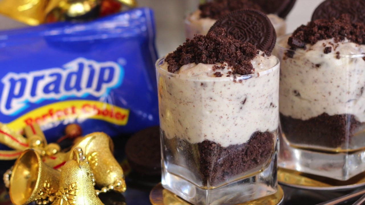 Oreo Cheesecake Cups : No bake Cheese cake : Pastry Pleasures