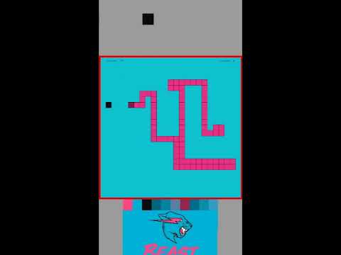 🔥 Snake Game Challenge in MrBeast Colors! 🎮🐍 #gaming #googledoodle #gamingshorts #games