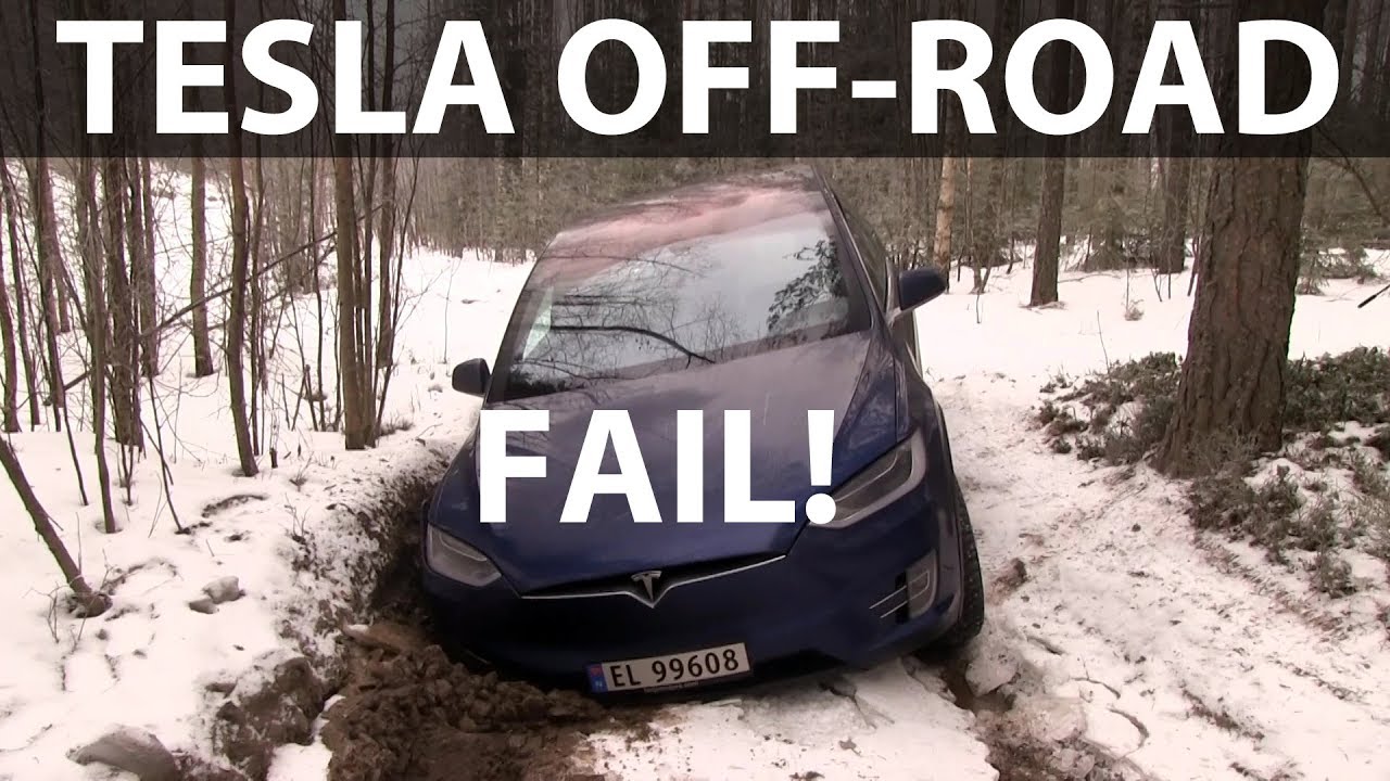 Tesla Model X Snowy Off-Road Incursion Turns Very Expensive Very ...