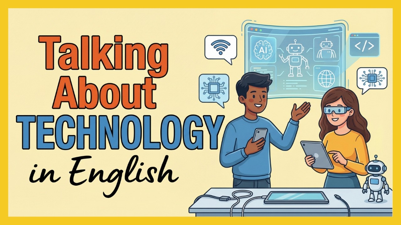 Talking About Technology in English | English Podcast for Beginners