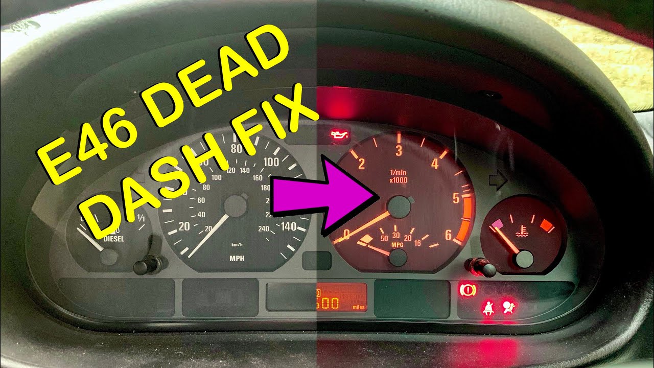 BMW E46 Dash Fault Easy Fix/E46 Instrument Cluster Reset