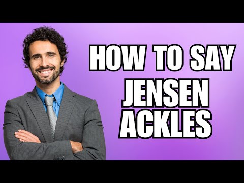 How To Pronounce Jensen Ackles (Correctly)