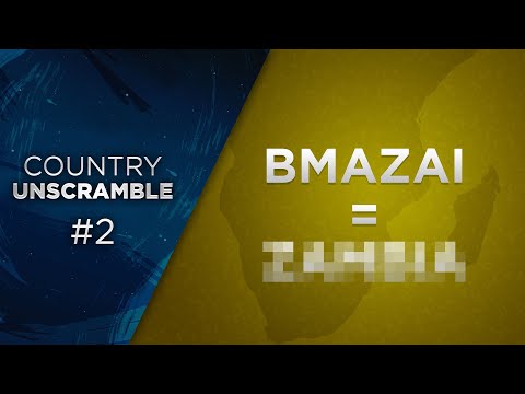 Guess the Scrambled Country Name #2 (Hard!)
