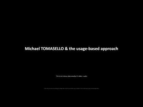 Tomasello explained -- English Language A level - child language acquisition
