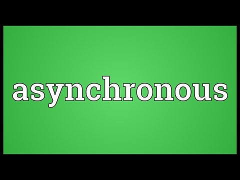 Asynchronous Meaning