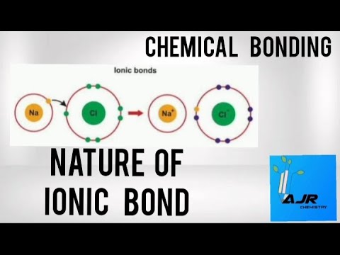 Ionic Bond/ Nature of Ionic Bond/ Chemical Bonding/ajr chemistry