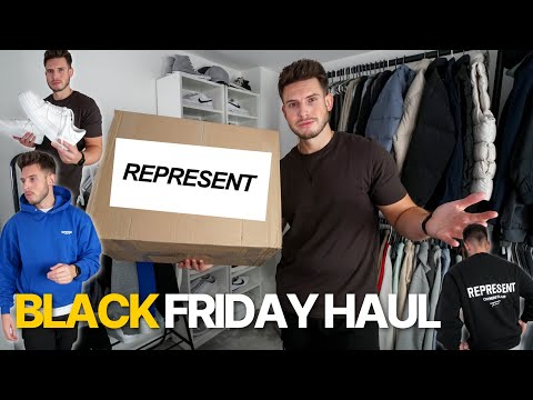 HUGE REPRESENT Men's Clothing Try-On Haul | Black Friday SALE 2022