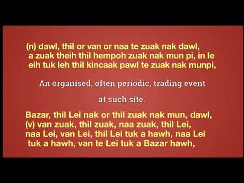 Market meaning in English Ngawn