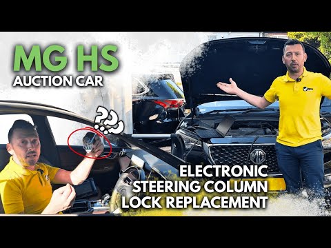 Bought Non-Starting MG HS from Auction! Fixing B183301 Steering Lock Fault That Killed the Car