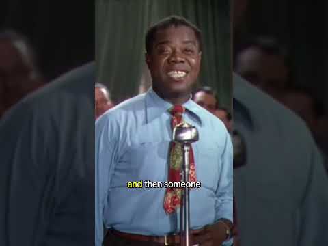 Let Louis tell you how Jazz was born in this scene from the 1948 film "A Song Is Born"