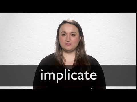 IMPLICATE definition in American English | Collins English Dictionary