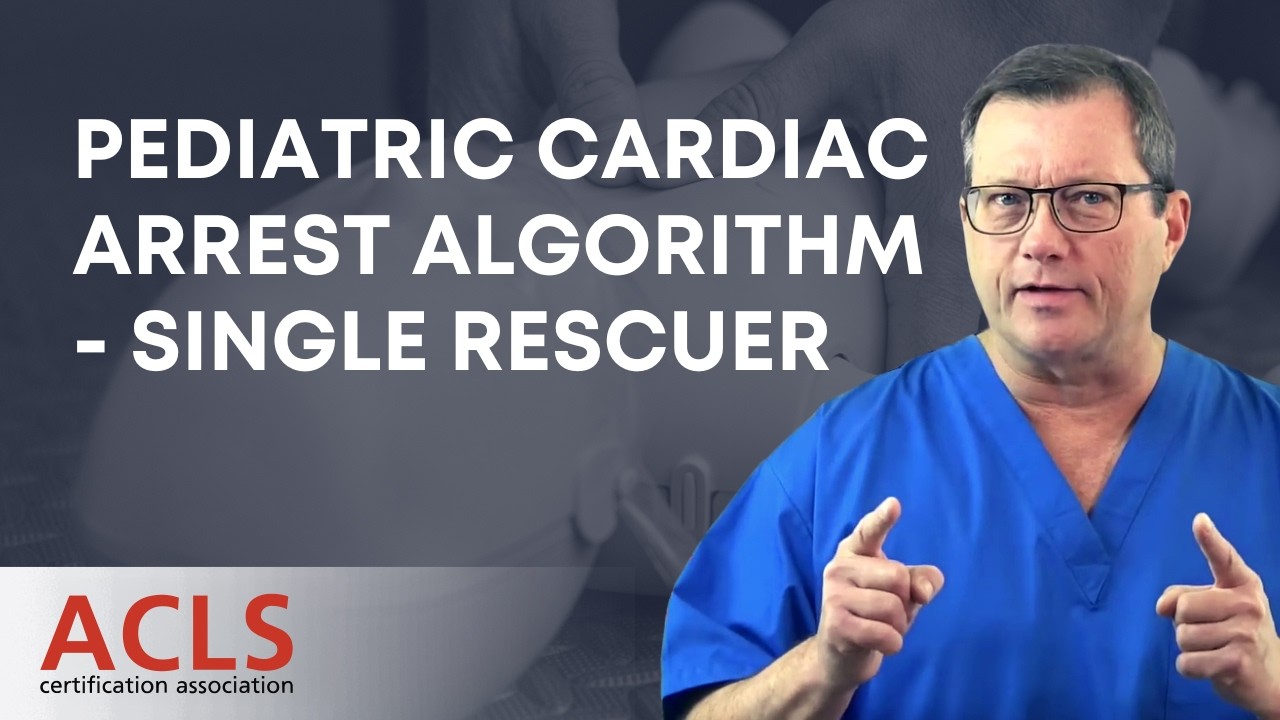 Pediatric Cardiac Arrest Algorithm for Two or More Rescuers | ACLS Certification Association