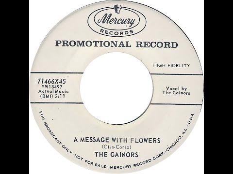GAINORS A MESSAGE WITH FLOWERS