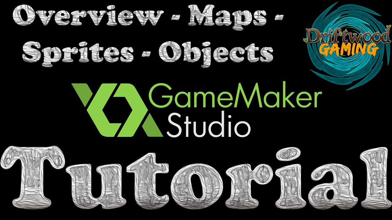 GameMaker Tutorial - Basic Overview - Making Maps, Sprites, Objects, Basic Movement