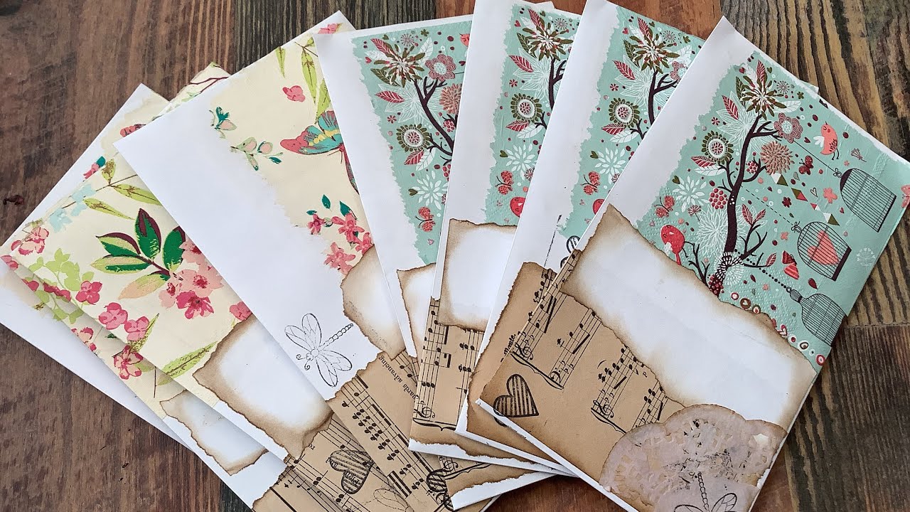 Stuffing 8 happy mail envelopes 