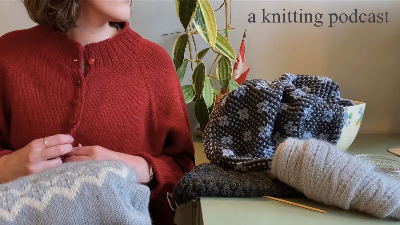 the small scarf bandwagon, and grey knits for spring