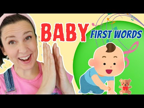 First Words for Toddlers | Baby Talking Time with Miss Twinkle | Speech & Learning Video for Kids