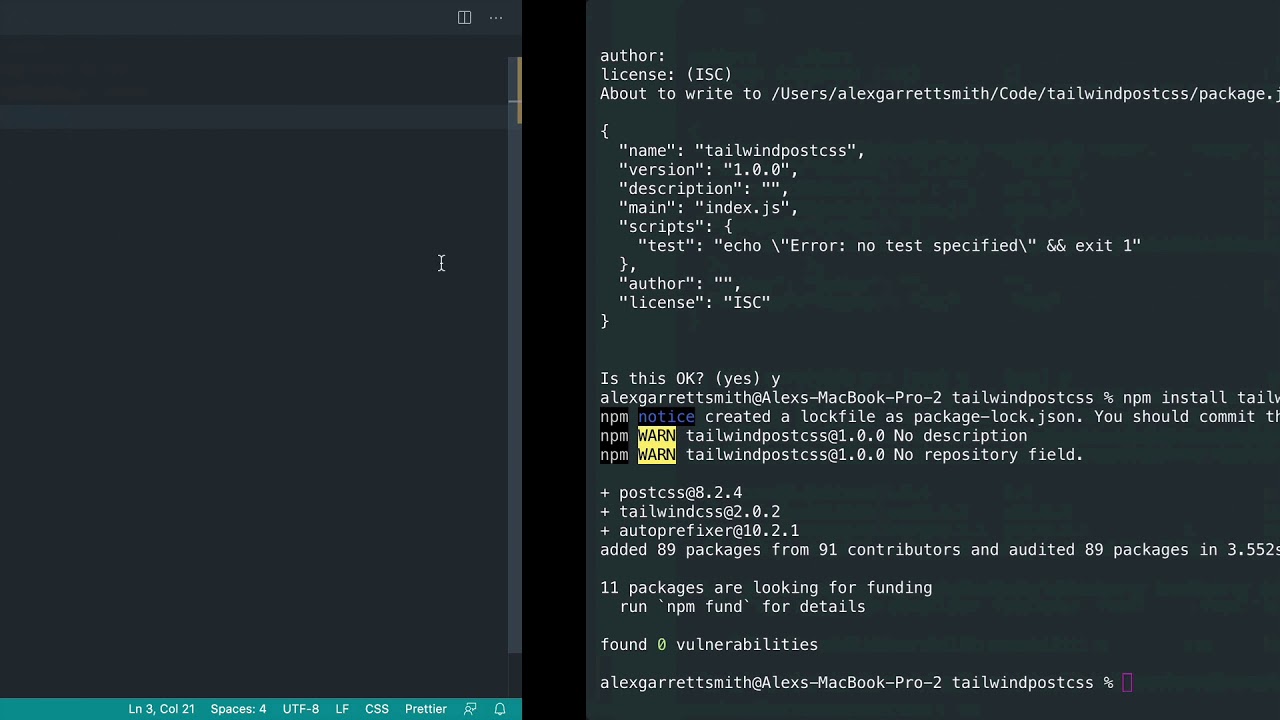 Building Tailwind with PostCSS