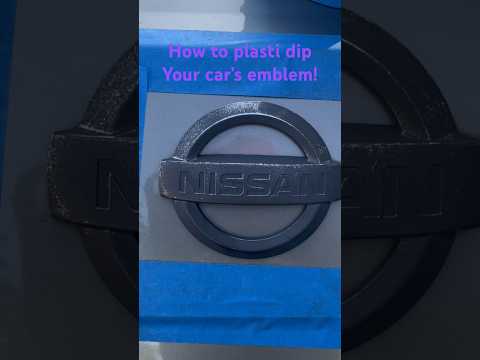 How blackout cars emblems 👀🔥☝️#howtopaintacar #plastidip