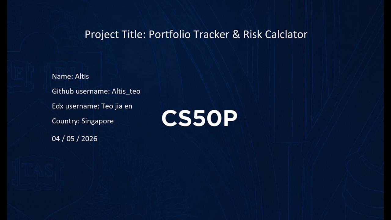 Harvard CS50P | Final Project | 2026
