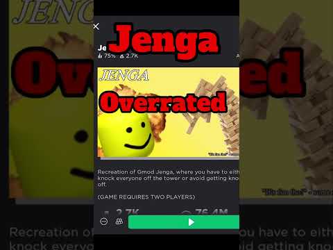 Most overrated and underrated roblox games! Part 1