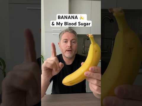 Banana and my blood sugar. #Glucose #BloodSugar #InsulinResistant1 ￼#Banana
