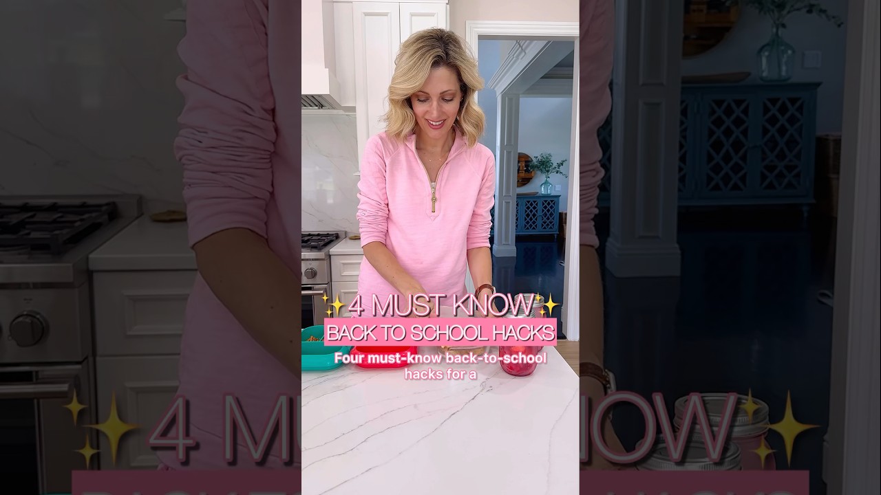 4 MUST KNOW back to school hacks for an stress-free morning routine!