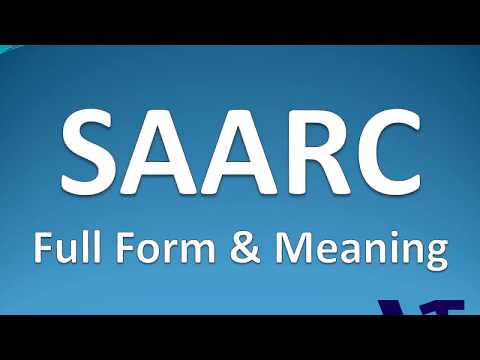 SAARC Full Form | SAARC का पुरा नाम