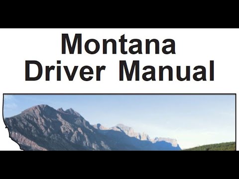 Montana Driver Manual (2022) Audio Video Book 2024: HD Bookmarked Sections