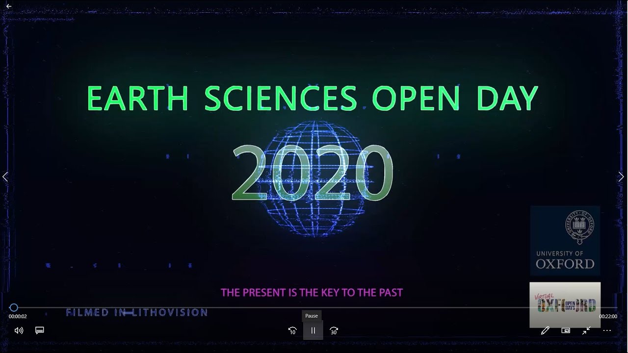 Welcome & Introduction to Oxford Earth Sciences