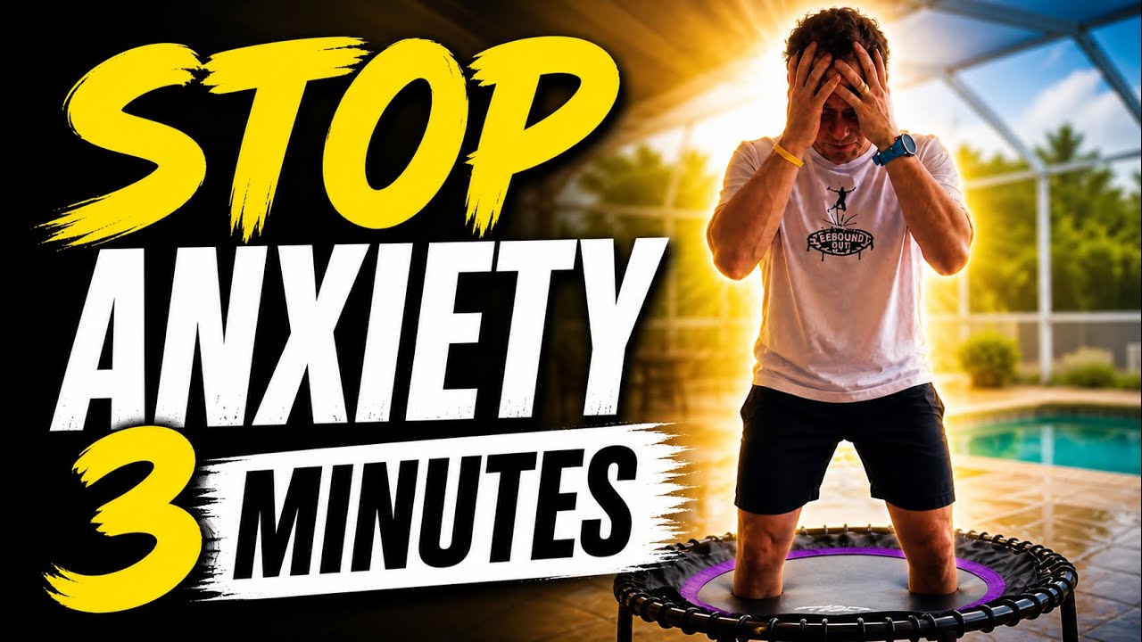 3 Minute Rebounder Workout for Anxiety Relief (Calm Your Nervous System Fast)