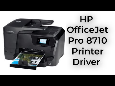 HP OfficeJet Pro 8710 Printer Driver Download free #hp #printer #windows