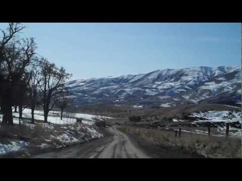 Decending into Ola Idaho from the east