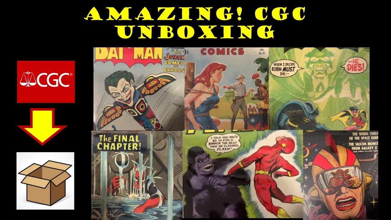 Vintage CGC comic book submission and UNBOXING - golden age & AMAZING SPIDER-MAN key issues