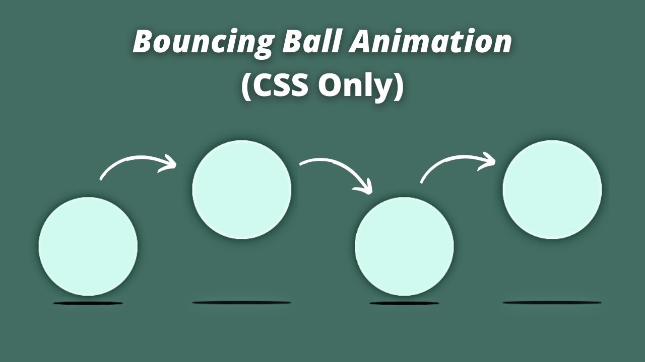 How To Create Bouncing Ball Animation Using HTML and CSS | Simple CSS Animation Project